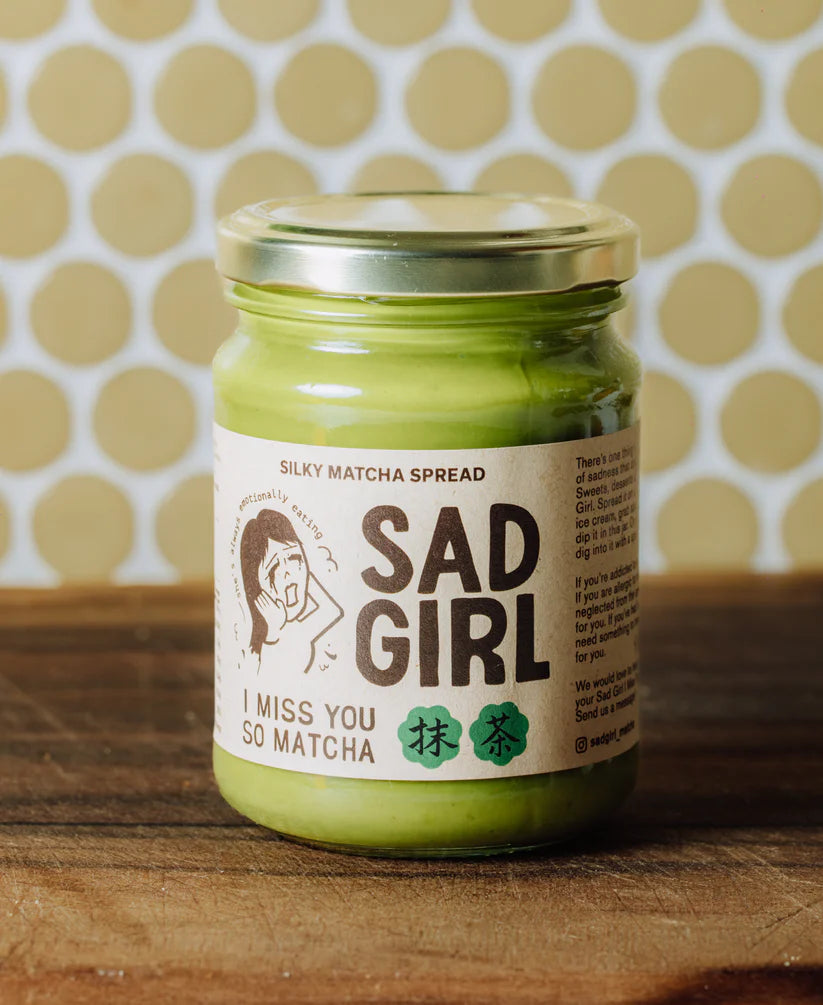 Sad Girl - Silky Matcha Spread (240g) – Alfie's Food Co.