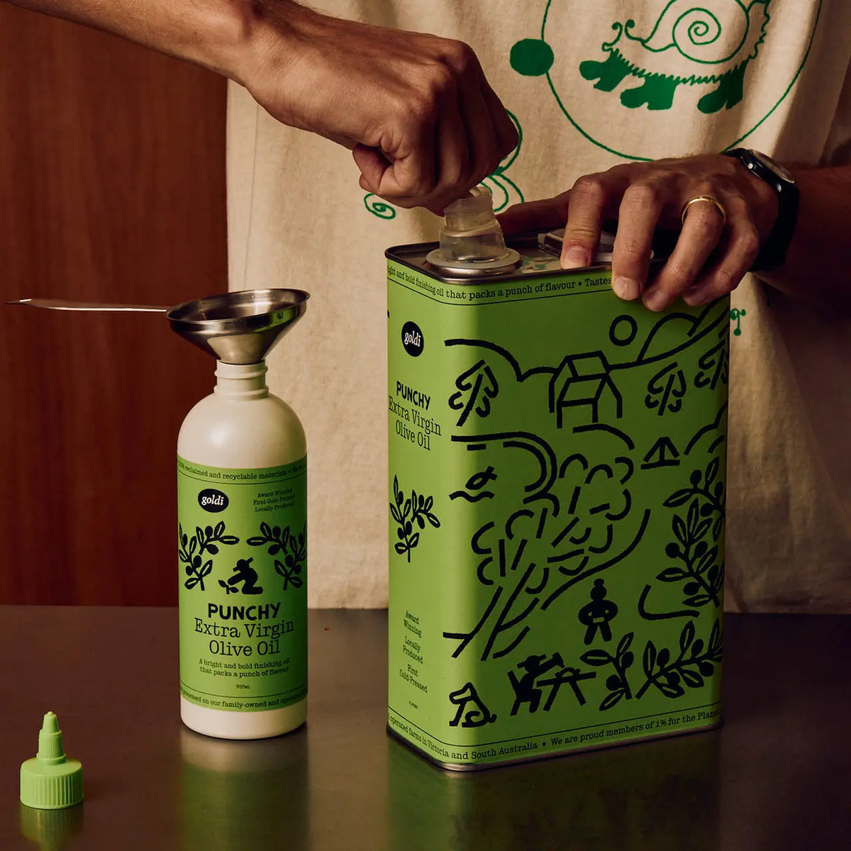 Goldi - Punchy Extra Virgin Olive Oil (500ml) – Alfie's Food Co.