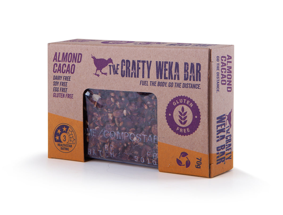 Crafty Weka - Almond Cacao - Bar (70g) – Alfie's Food Co.
