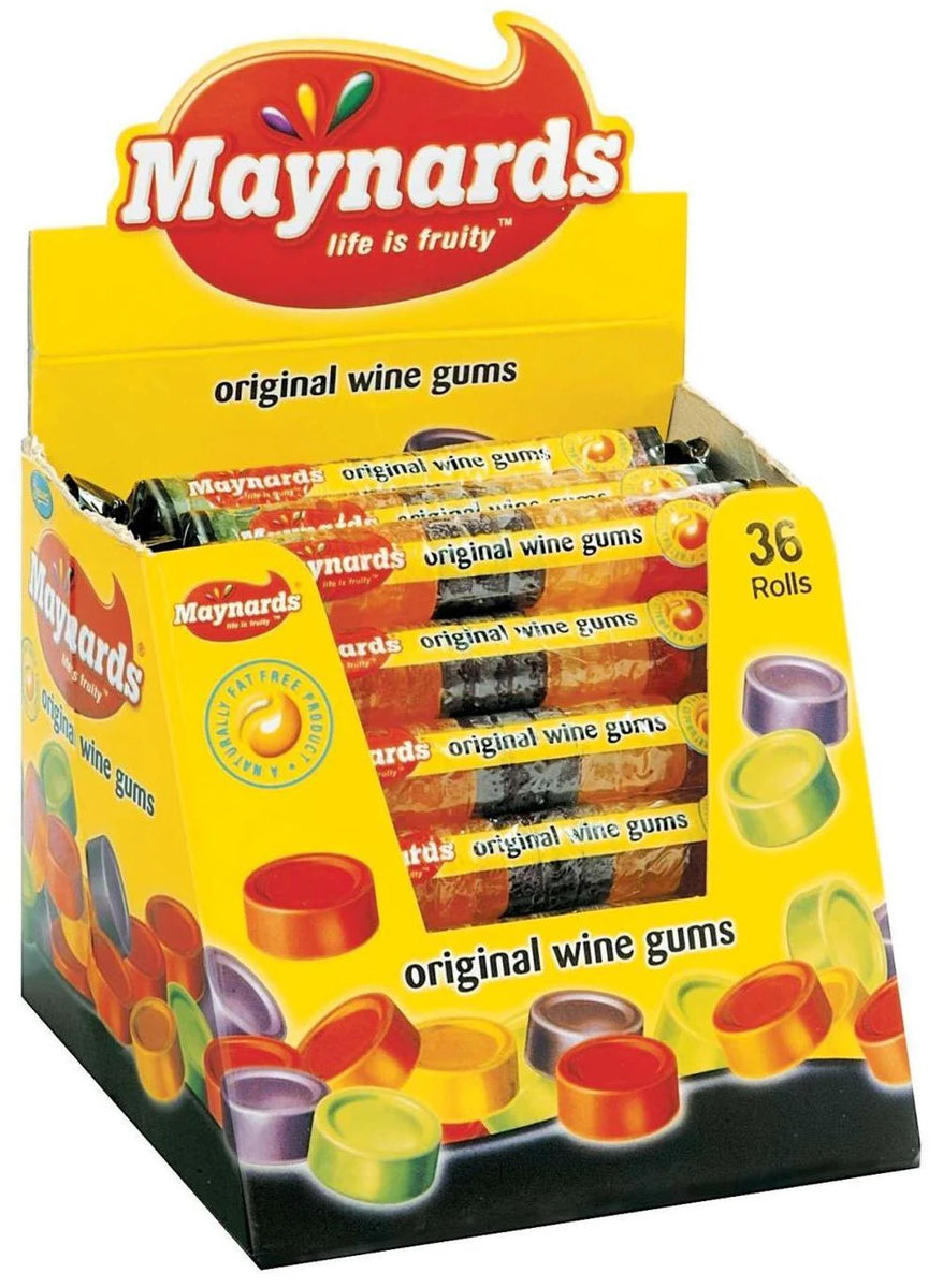 Maynards - Wine Gums - Original (36 Rolls) – Alfie's Food Co.
