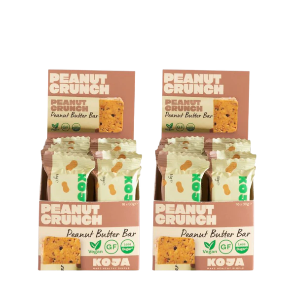 KOJA - Peanut Butter Bar - Peanut Crunch (30g) – Alfie's Food Co.