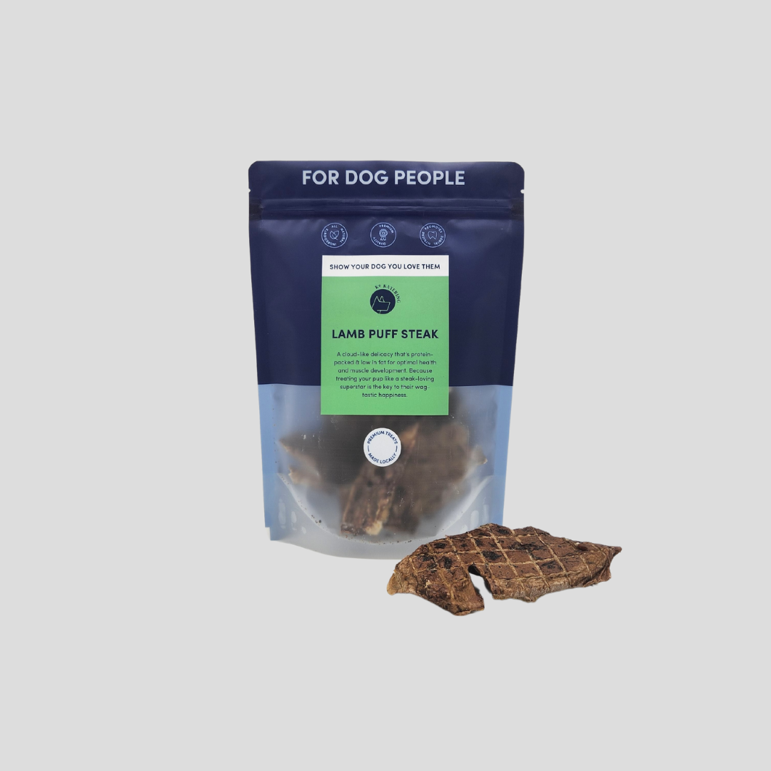 Lamb Puff Steak | K9 KATERING Dog Treats Australia – Alfie's Food Co.