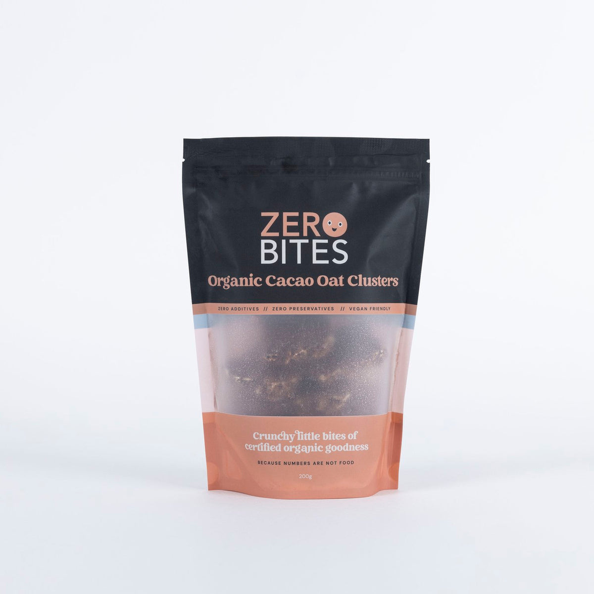 Zero Bites - Organic Cacao Oat Clusters (200g) – Alfie's Food Co.
